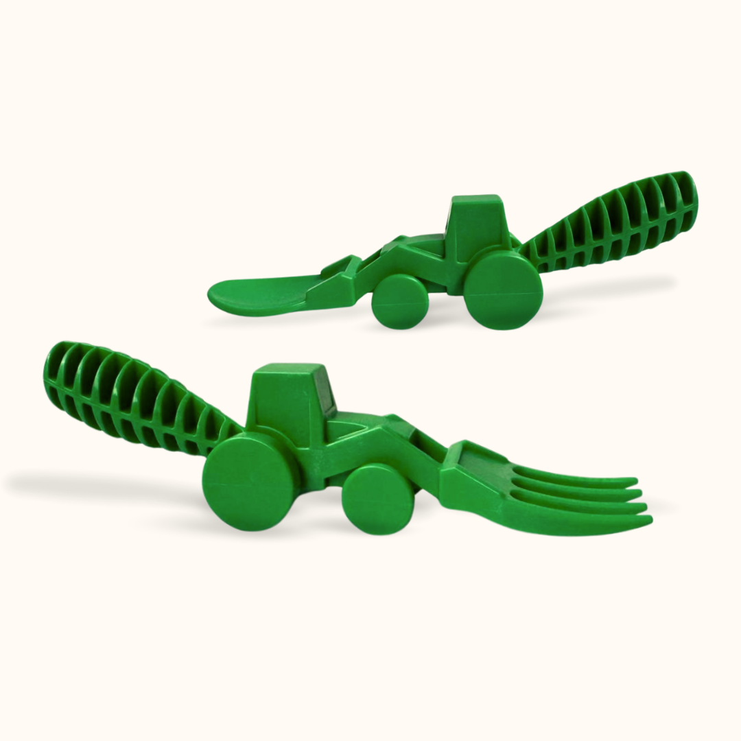 Set of 2 Tractor Utensils (1 Pack) – Constructive Eating